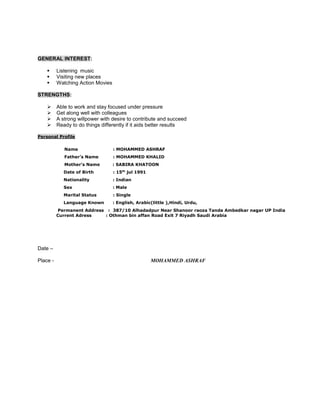 ashraf resume (1) | DOCX