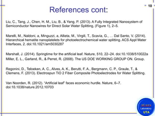 Solar Water Splitting Presentation | PPT