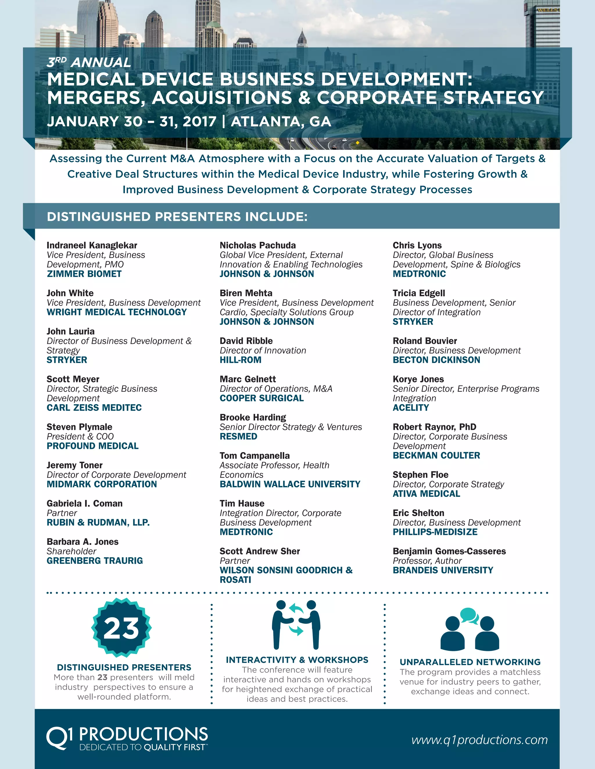 3rd Annual BD MA Conference Agenda | PDF