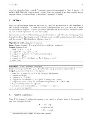 An Introduction to ECDSA and it's use in Bitcoin (1) | PDF