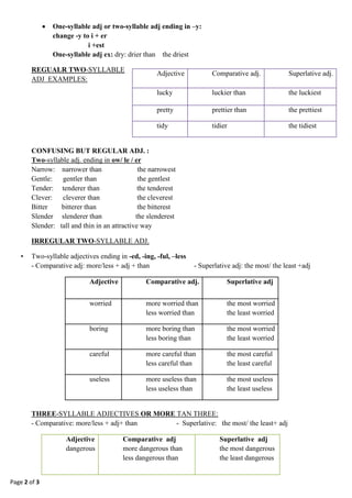Hello 4 Comparatives and Superlatives | PDF