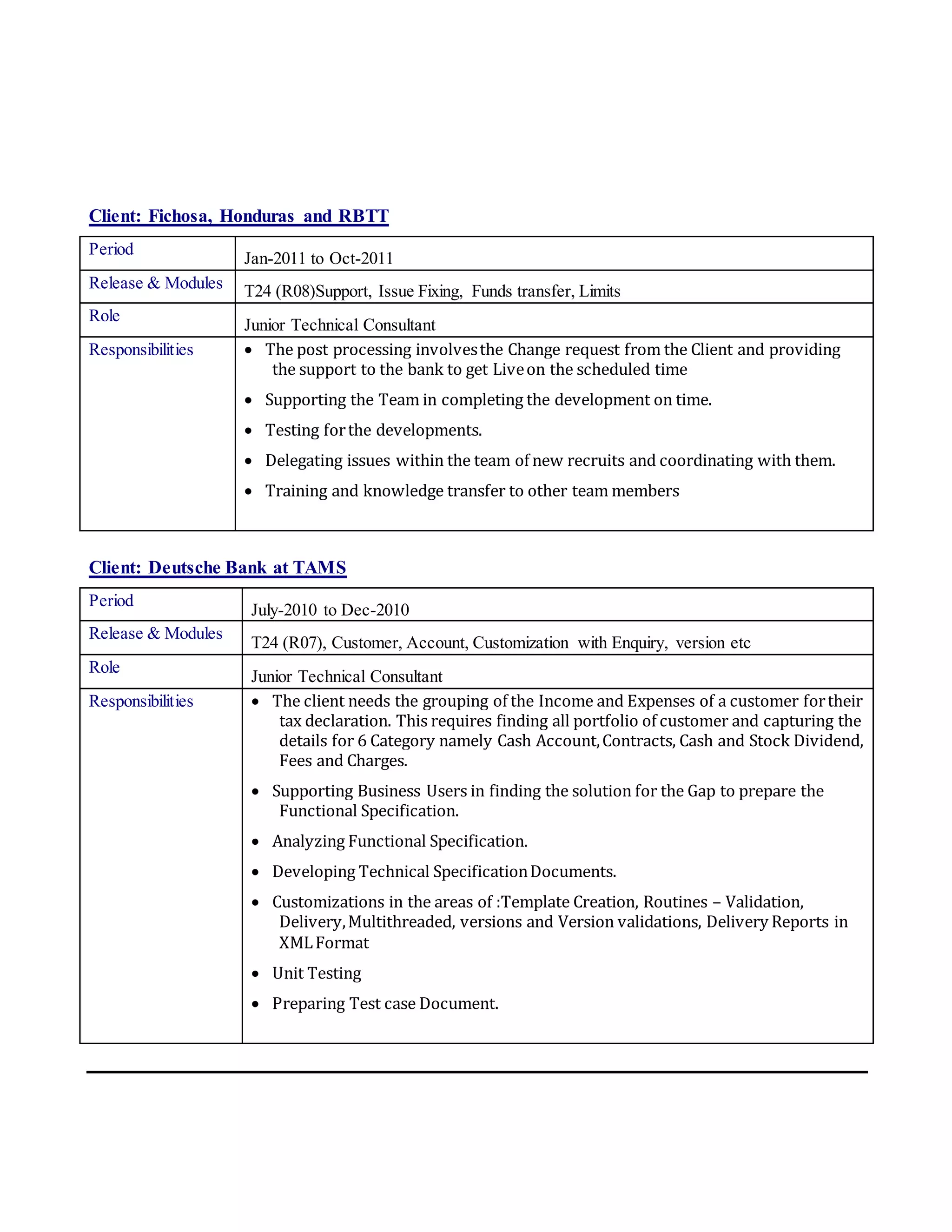 Resume_T24_7 years_Nishant Yadav | DOCX | Computer Software and Applications | Computing