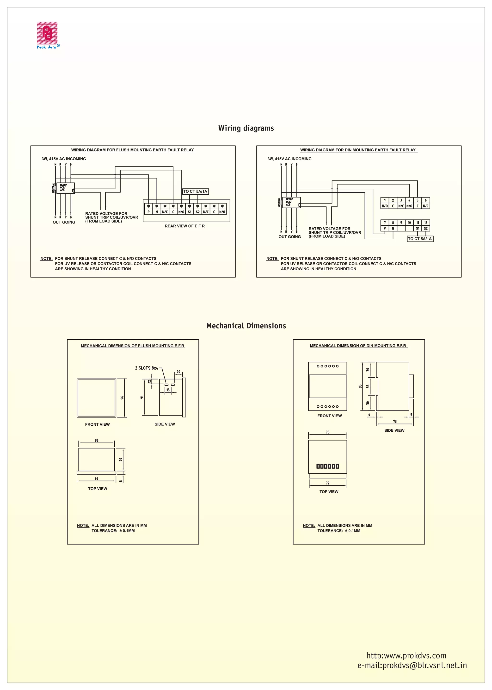 earth falult realy | earth falult realys | | PDF