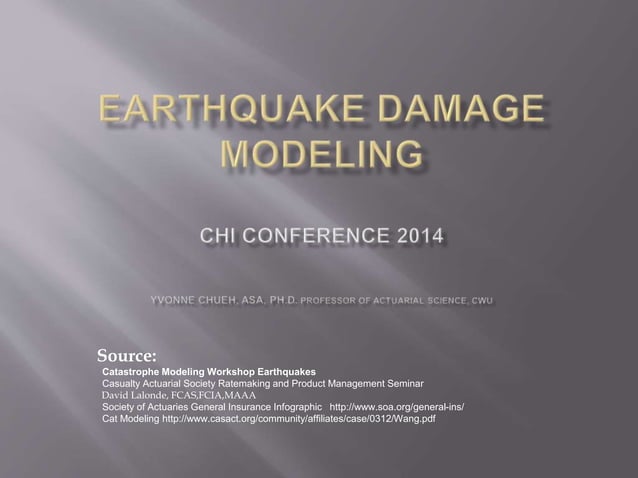 2 earthquake damage modeling | PPTX | Geology | Science