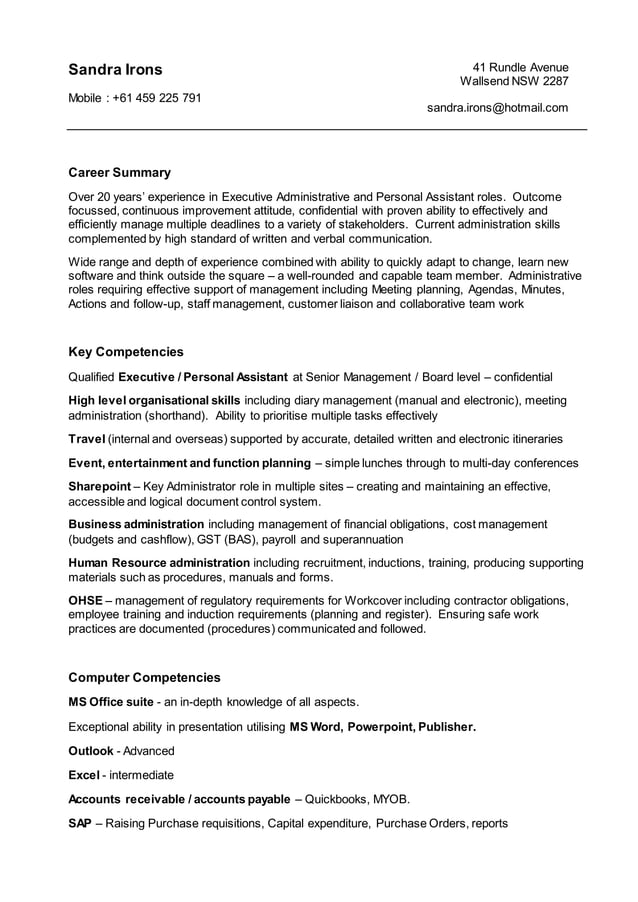 Sandra Jane Irons RESUME | DOCX