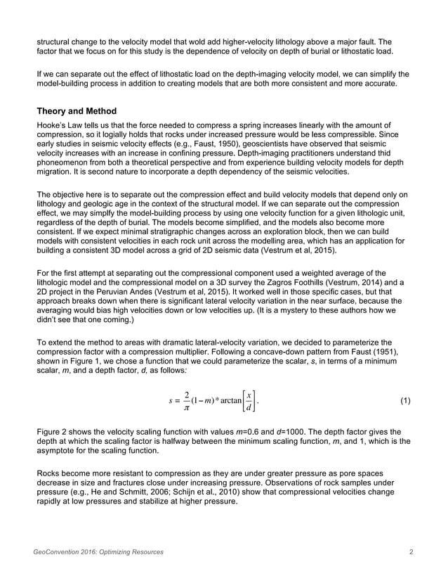 Integrating_lithostatic_compression_into_velocity_models | PDF | Geology | Science