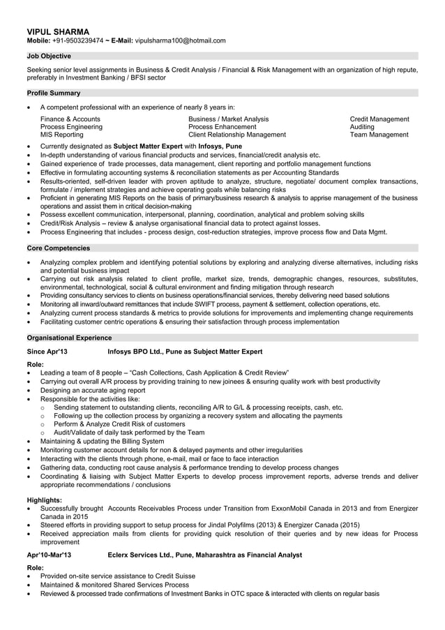 CV_Vipul Sharma | DOC | Business Administration | Business