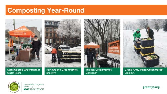 Food Scrap Drop-off & Community Composting in NYC | PPT