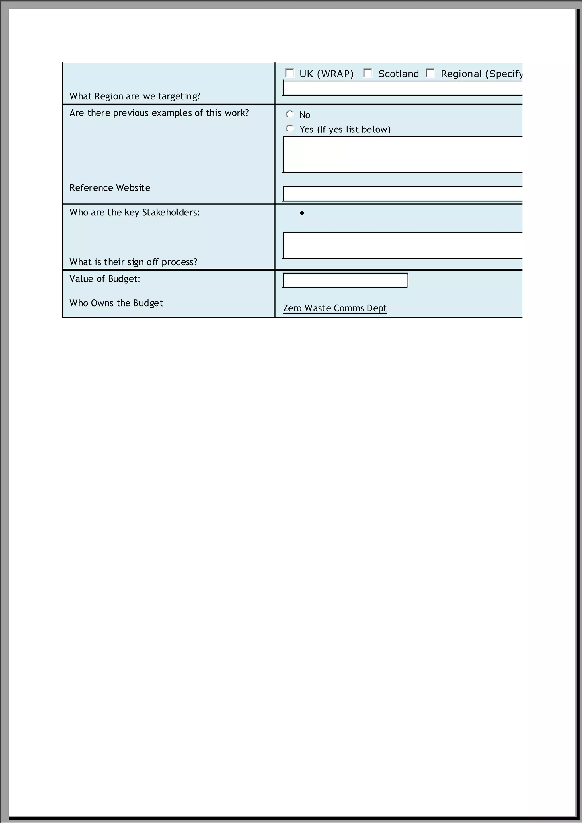 Internal Communications Brief Form 2_HWU | PDF
