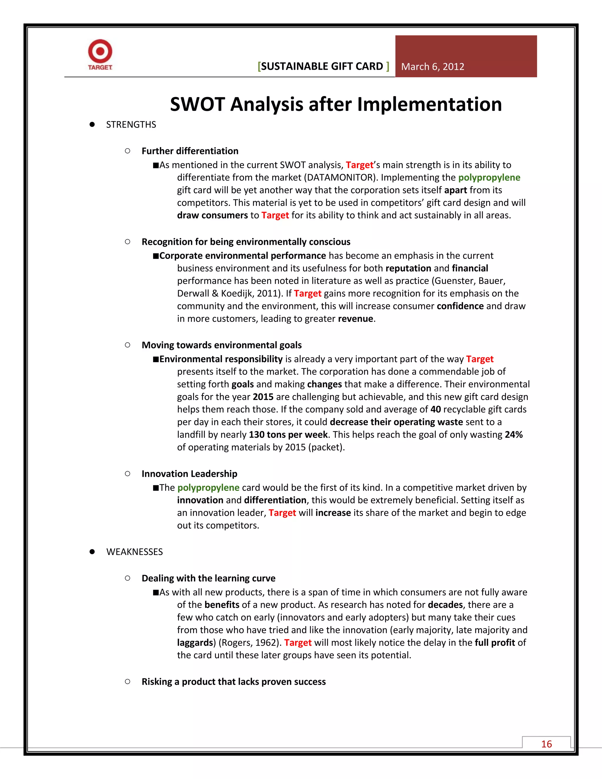 Target Communication Case Study - SWOT Analysis | PDF | Pet Supplies | Pets