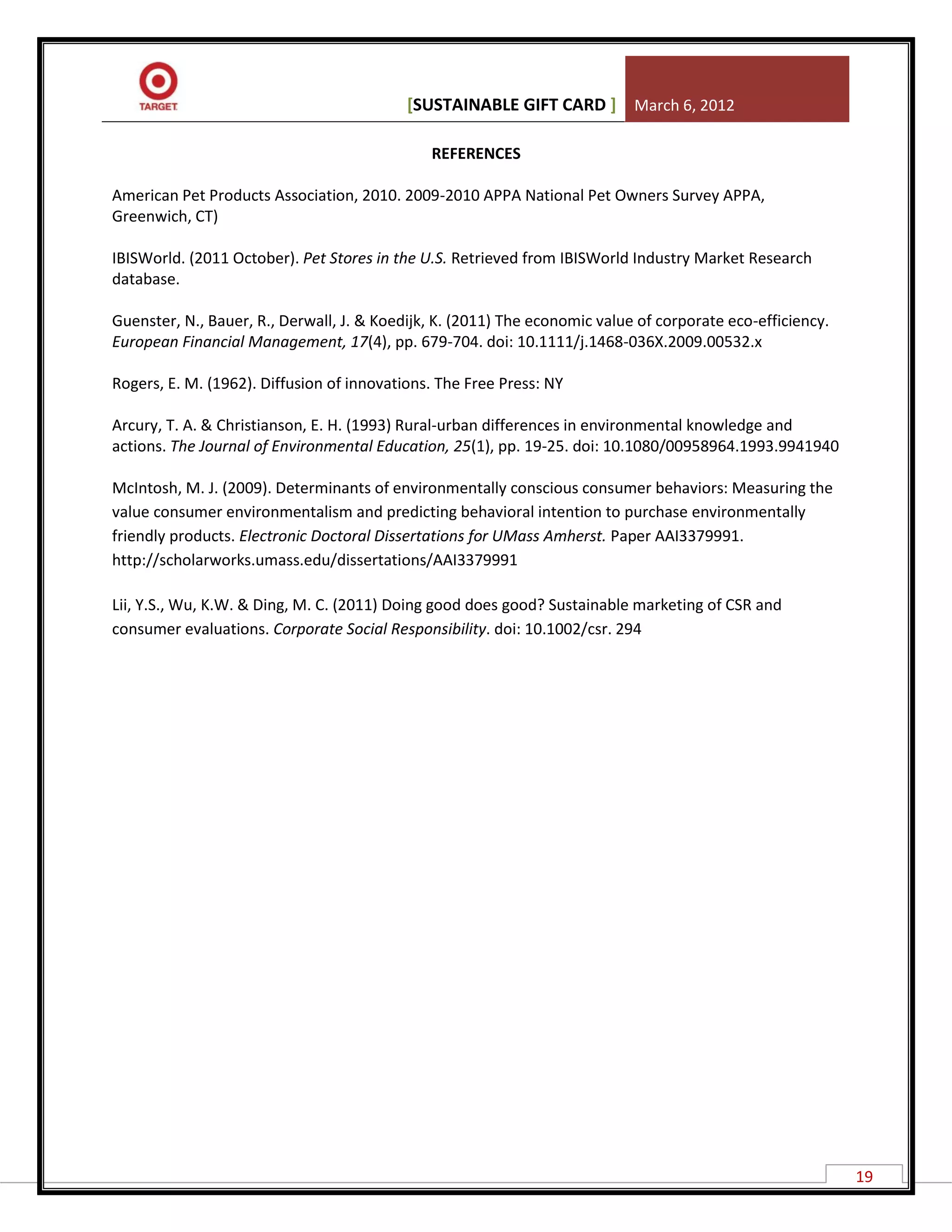 Target Communication Case Study - SWOT Analysis | PDF | Pet Supplies | Pets