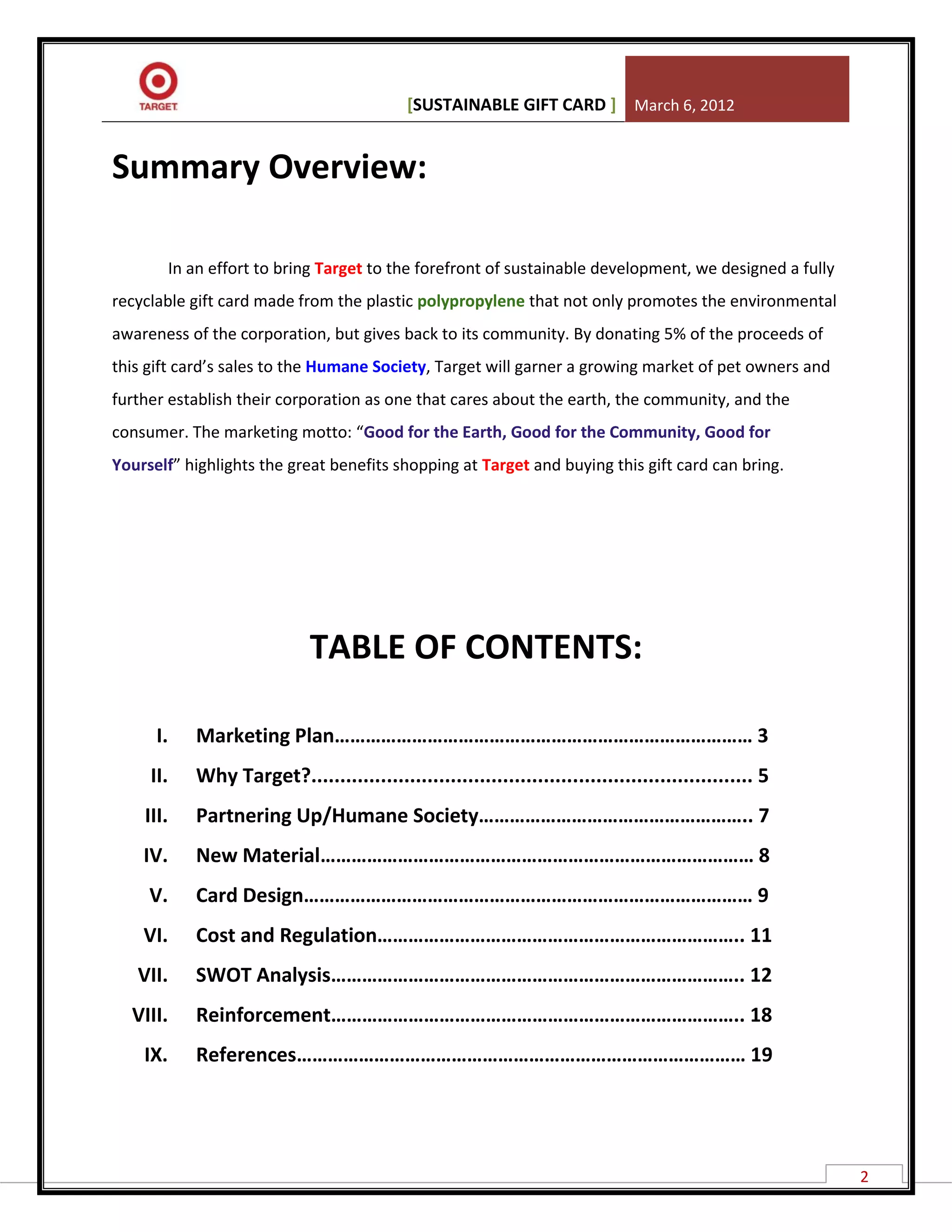 Target Communication Case Study - SWOT Analysis | PDF | Pet Supplies | Pets
