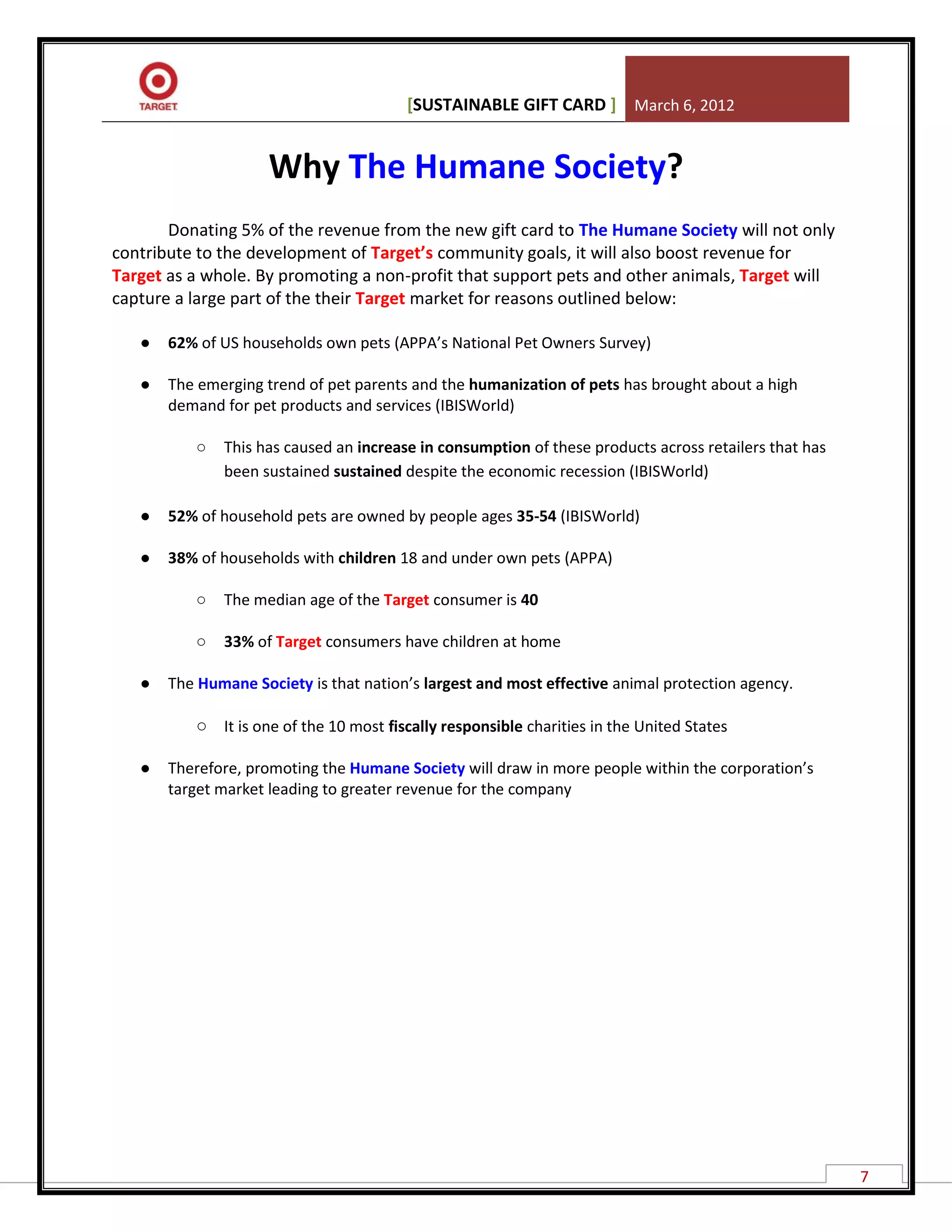 Target Communication Case Study - SWOT Analysis | PDF | Pet Supplies | Pets
