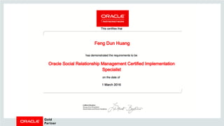 Oracle Partner Certification | PPT