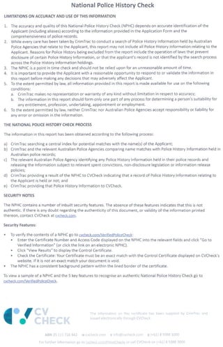 police check and real estate licence | PDF
