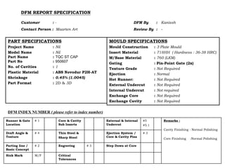 DFM & M-Flow Report-TQC ST Cap | PPTX