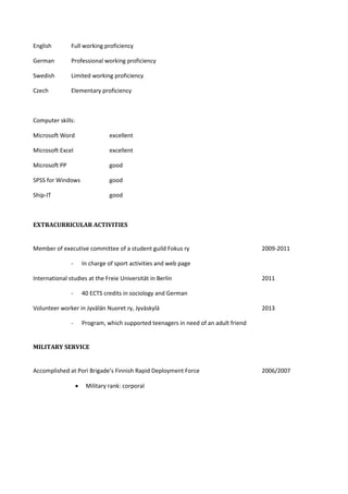 CVLasseVesterinenEN | PDF