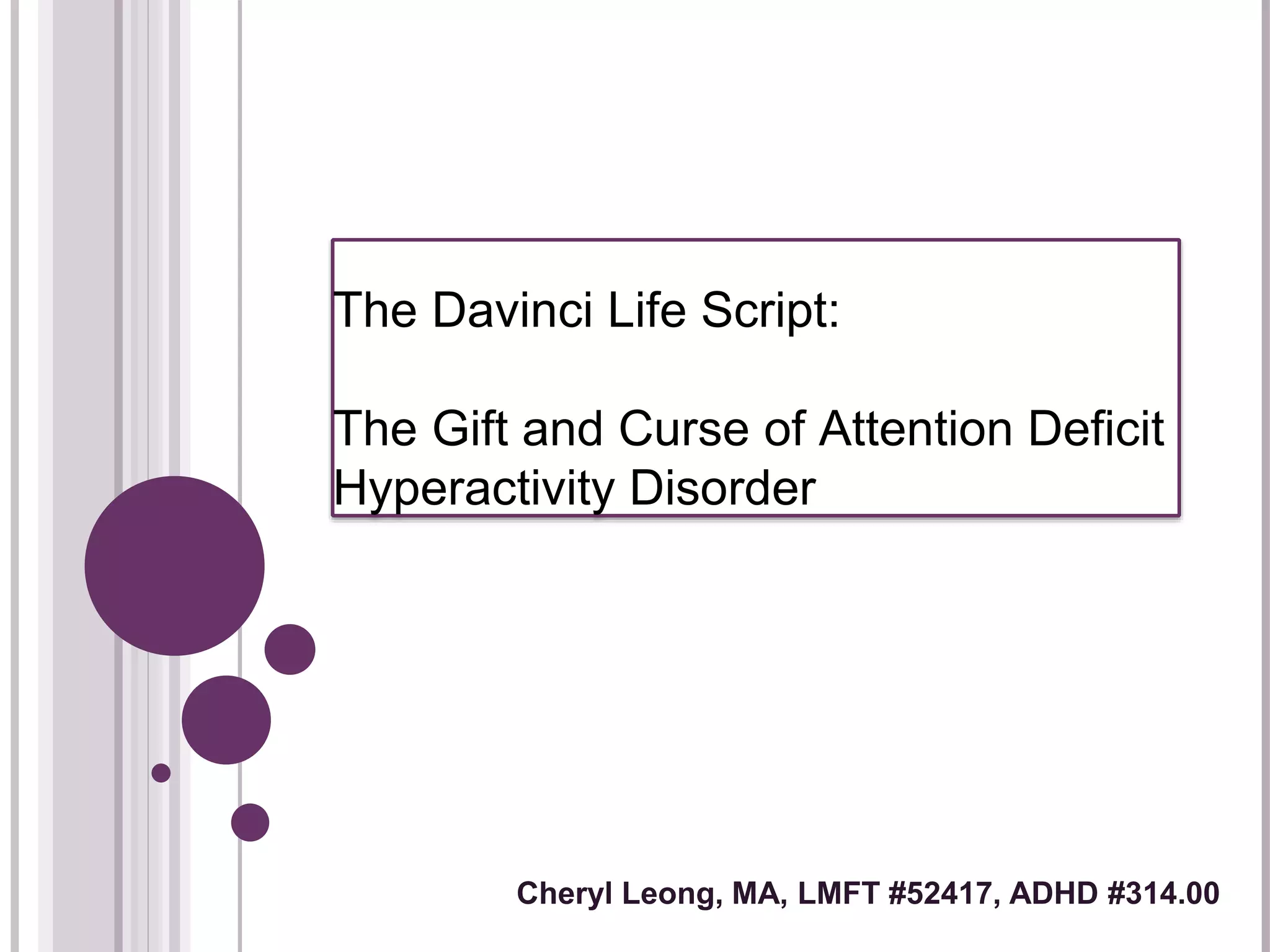 Davinci Life Script | PPT