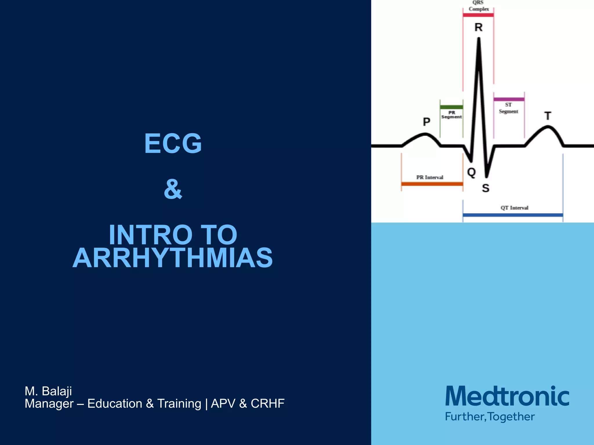 Ecg And Intro To Cardiac Arrhythmias Pptx