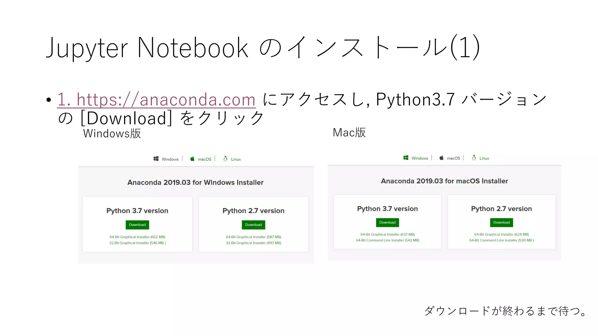 経済学のための実践的データ分析2. python, R, Jupyter notebook 事始め/統計ソフトちゃんちゃかちゃん | PPT