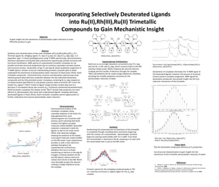 Deuteration presentation | PDF | Chemistry | Science