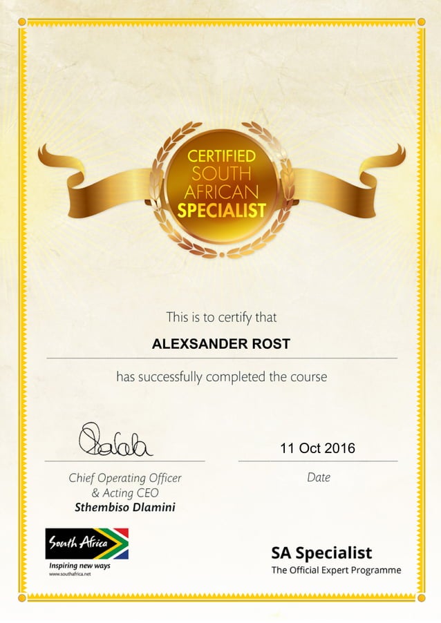 Alexsander Rost - SA Specialist | PDF