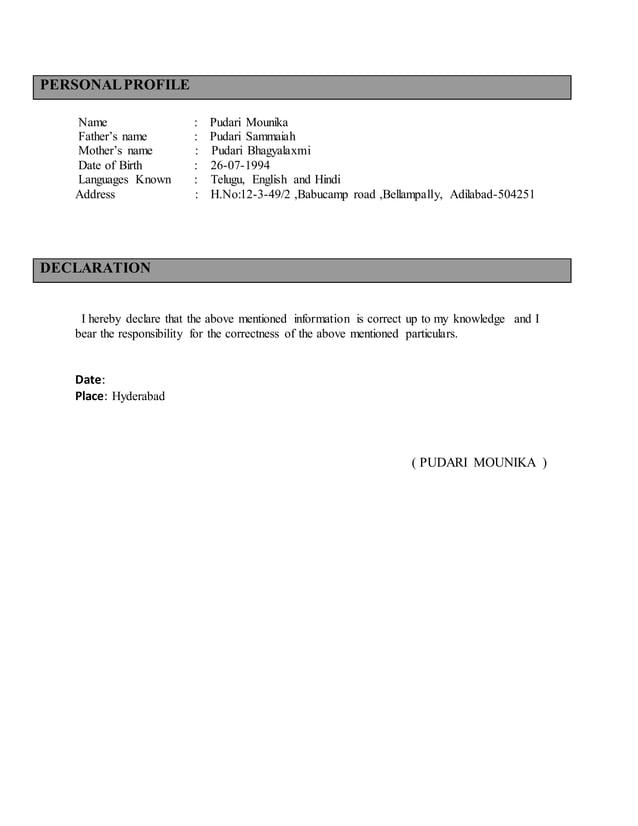 Resume with exp | DOCX