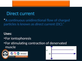 Electrotherapy for Physiotherapy students | PPT