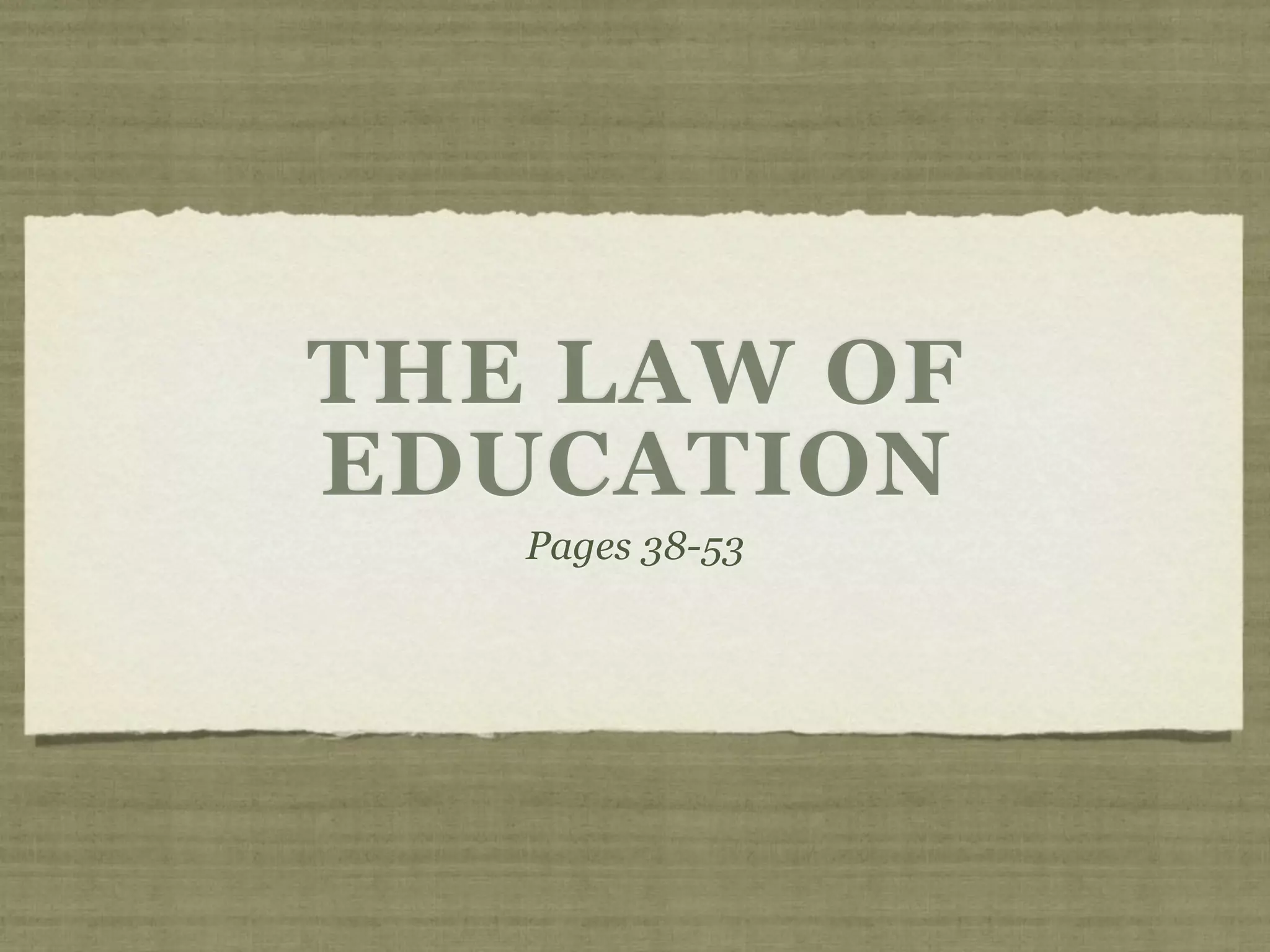 Howard Hendricks: Law 2, The Law of Education | KEY