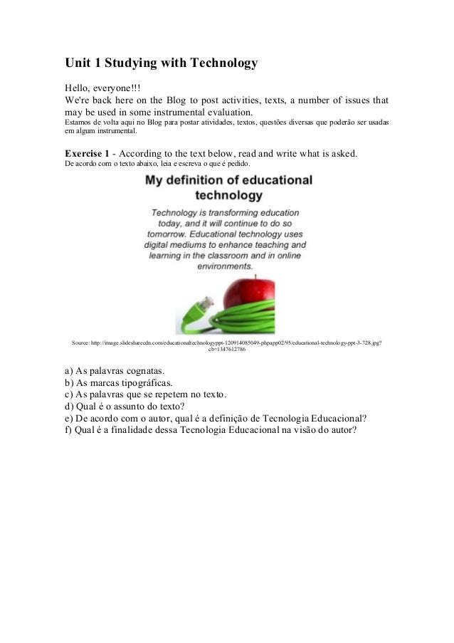 Text Educational Technology