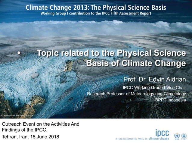 Topic related to the Physical Science Basis of Climate Change | PPTX ...