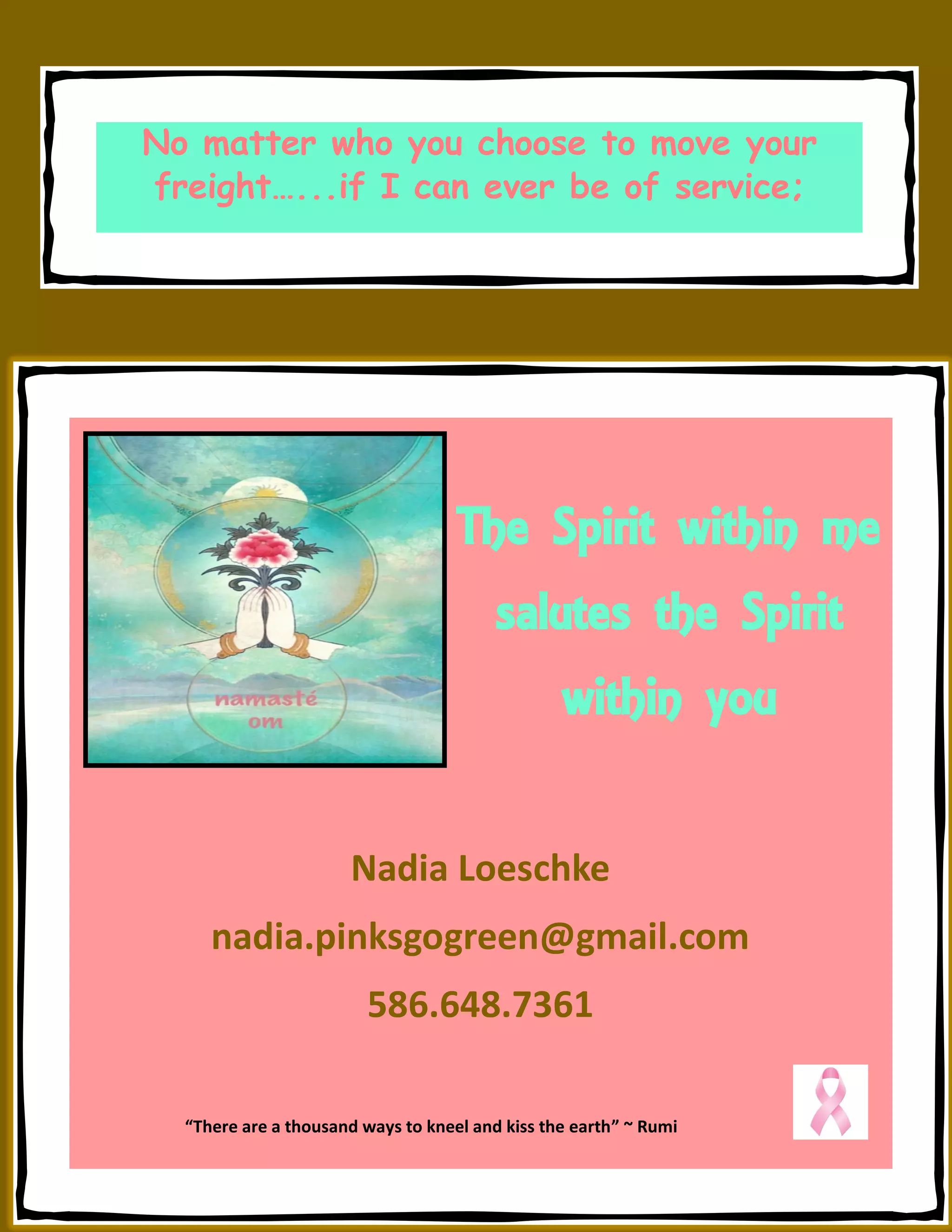 Nadia-PinksGoGreen Presentation (1) | PDF