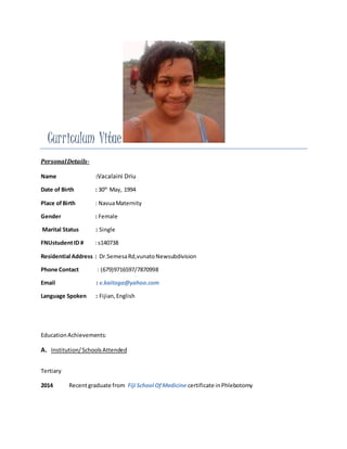 Curriculum Vitae | PDF