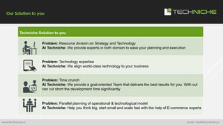 Techniche_Experience-One stop solution | PDF