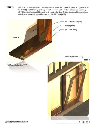 Sliding Door Installation Procedure | PDF