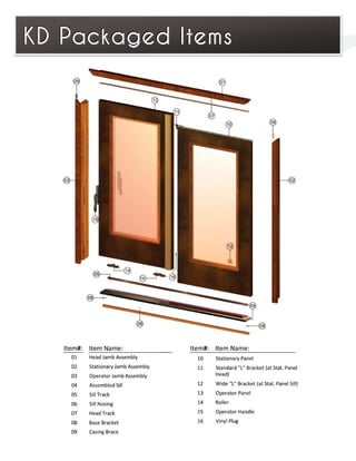 Sliding Door Installation Procedure | PDF