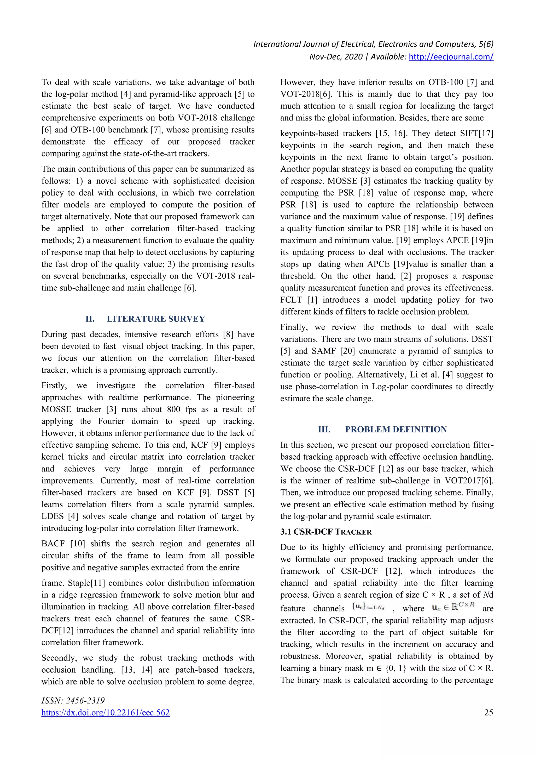 Effectiveocclusion Handling For Fast Correlation Filter Based Trackers Pdf