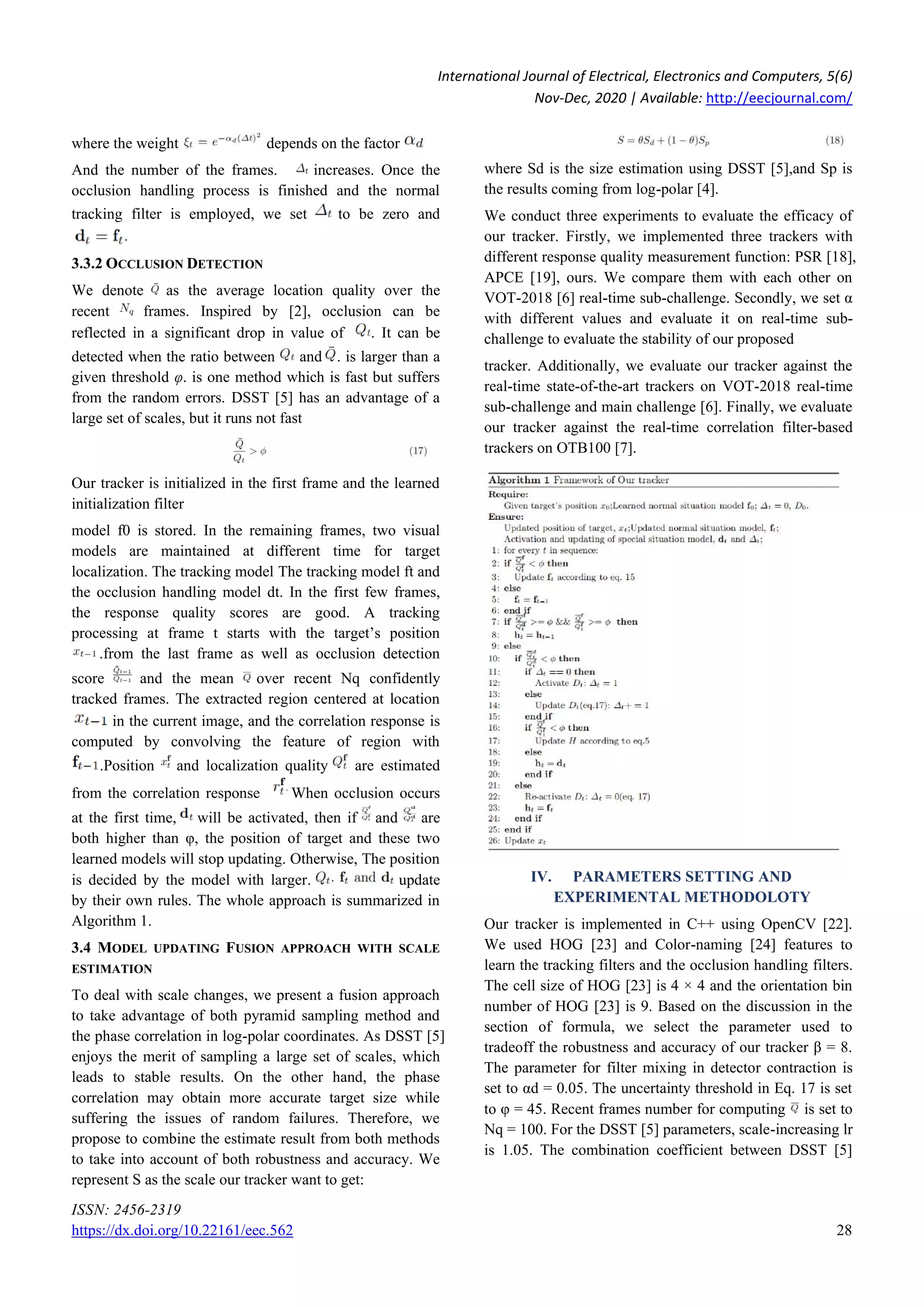 EffectiveOcclusion Handling for Fast Correlation Filter-based Trackers | PDF | Web Development ...