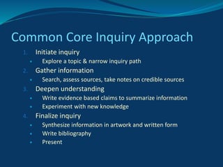 Innovation Through Inquiry Presentation | PPT