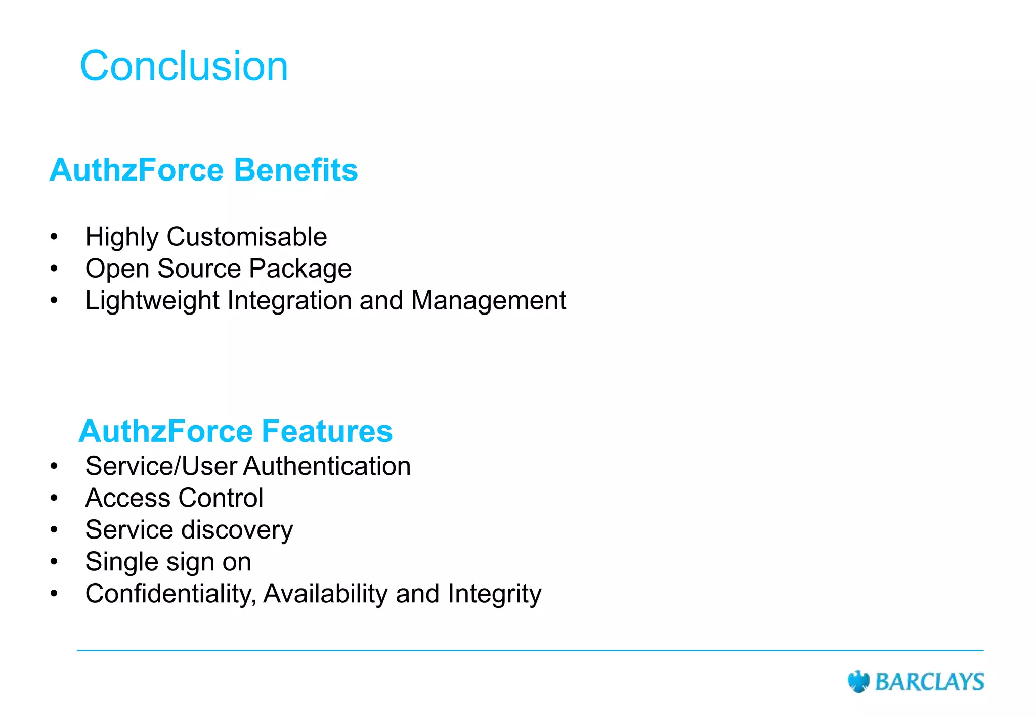 Presentation AuthZForce | PPT