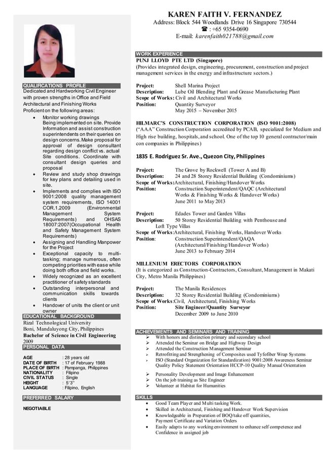 ENGR.FAITH RESUME | PDF