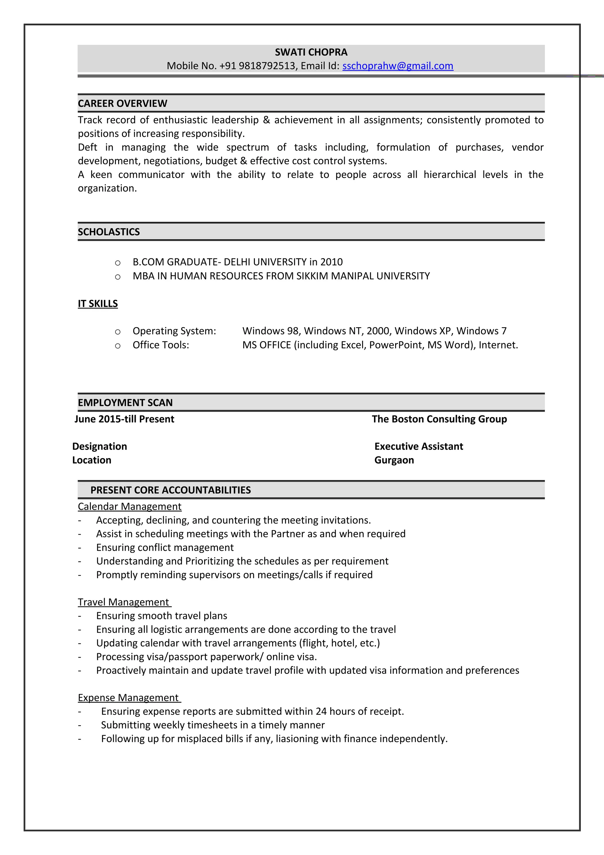 CV-Swati Chopra | DOC