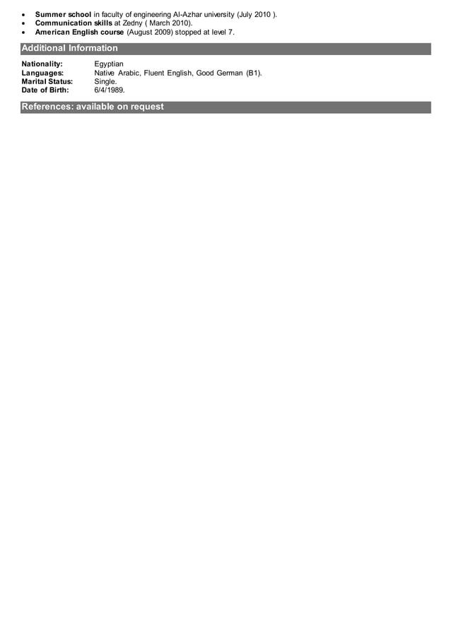 Hozaifa Hamdy - Software Developer | PDF