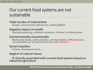 An agro-ecological transition is crucial to tacklefuture climate challenges | PPT