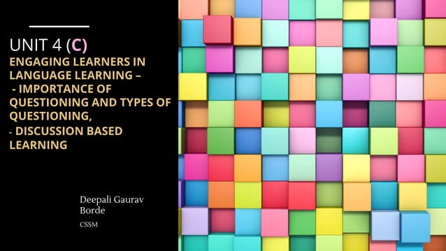 DISCUSSION BASED LEARNING | PPTX | Educational Assessment | Education
