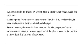 DISCUSSION BASED LEARNING | PPTX