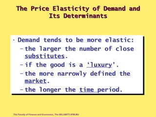 2 elasticity of demand | PPT
