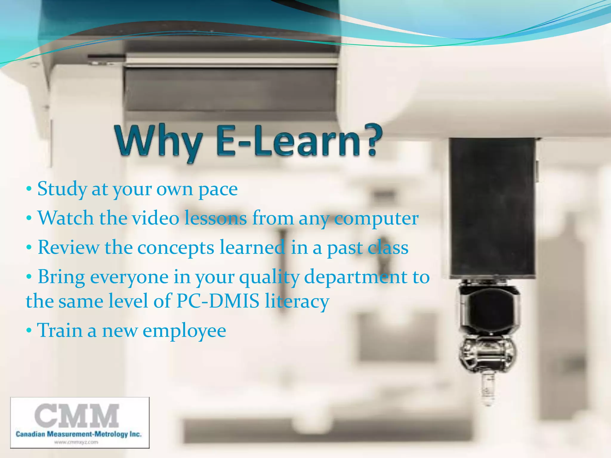 CMM E-Learning | PPTX