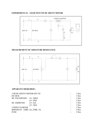 2 electrical machines lab | PDF