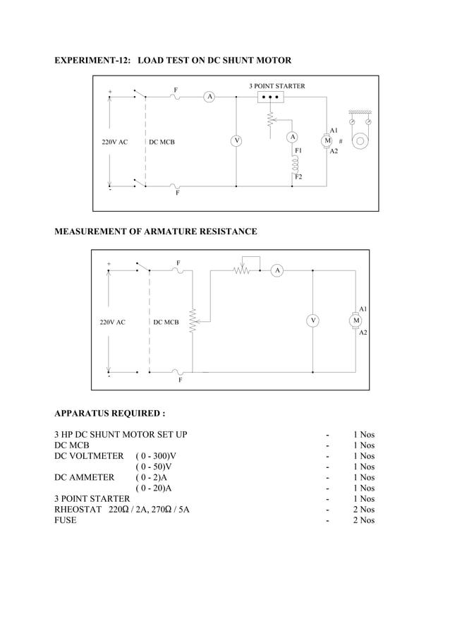 2 electrical machines lab | PDF